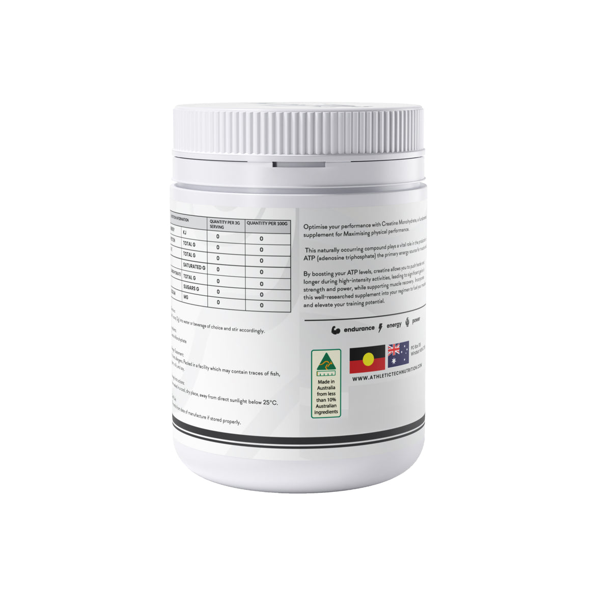 Creatine Monohydrate – Athletic Tech Nutrition